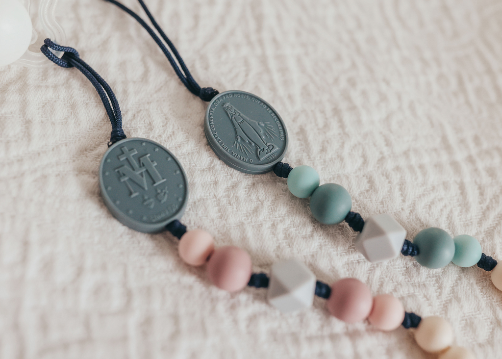 Teething Rosary - Catholic Silicone Teethers | Chews Life