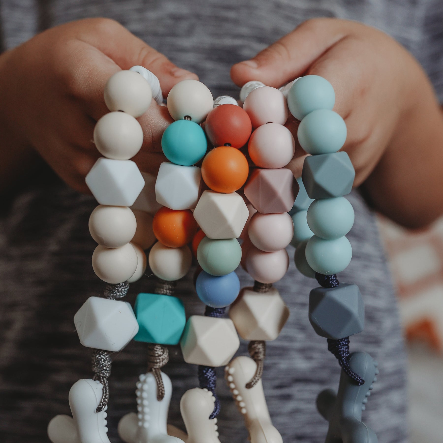 Silicone Decade Rosary Teether | Psalm | Chews Life