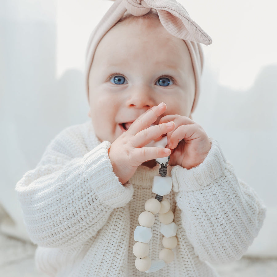 Silicone Decade Rosary Teether | Psalm | Chews Life