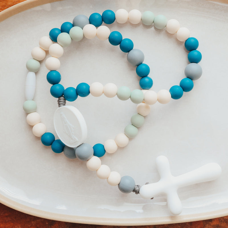 Silicone Rosary - Teething Beads & Bracelet - Chews Life