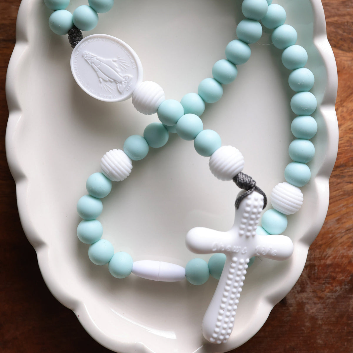Silicone Rosary - Teething Beads & Bracelet - Chews Life