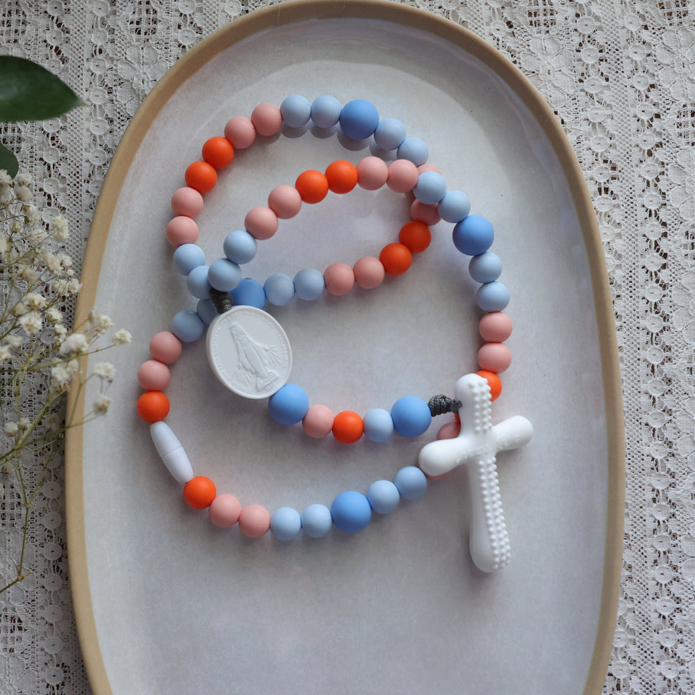 Silicone Rosary - Teething Beads & Bracelet - Chews Life